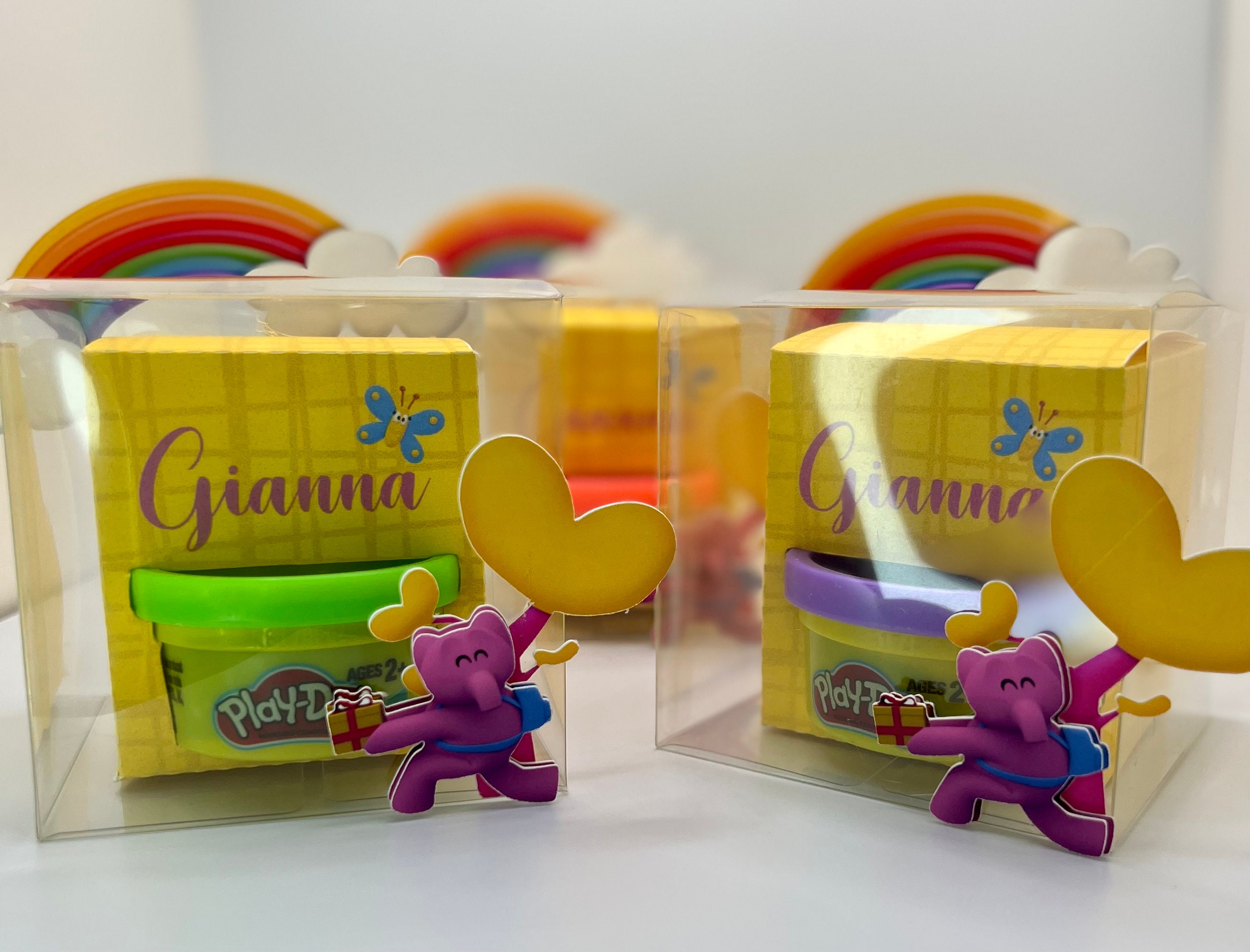 Pocoyo Play Doh Box / Play Doh Clear Box / Play Doh Birthday - Etsy España