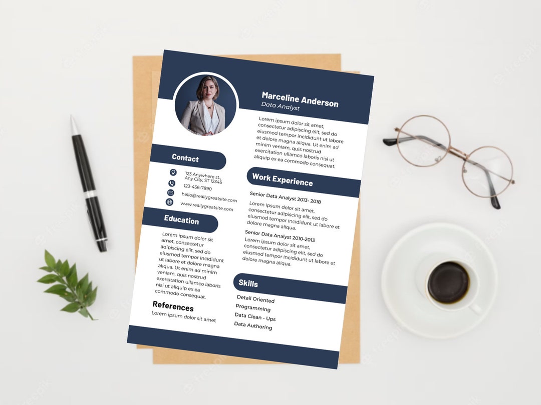Resume Template || CV Template || Editable CV || Printable Resume ...