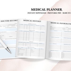 Medical Planner || Printable Planner || Digital Planner || Planner ...