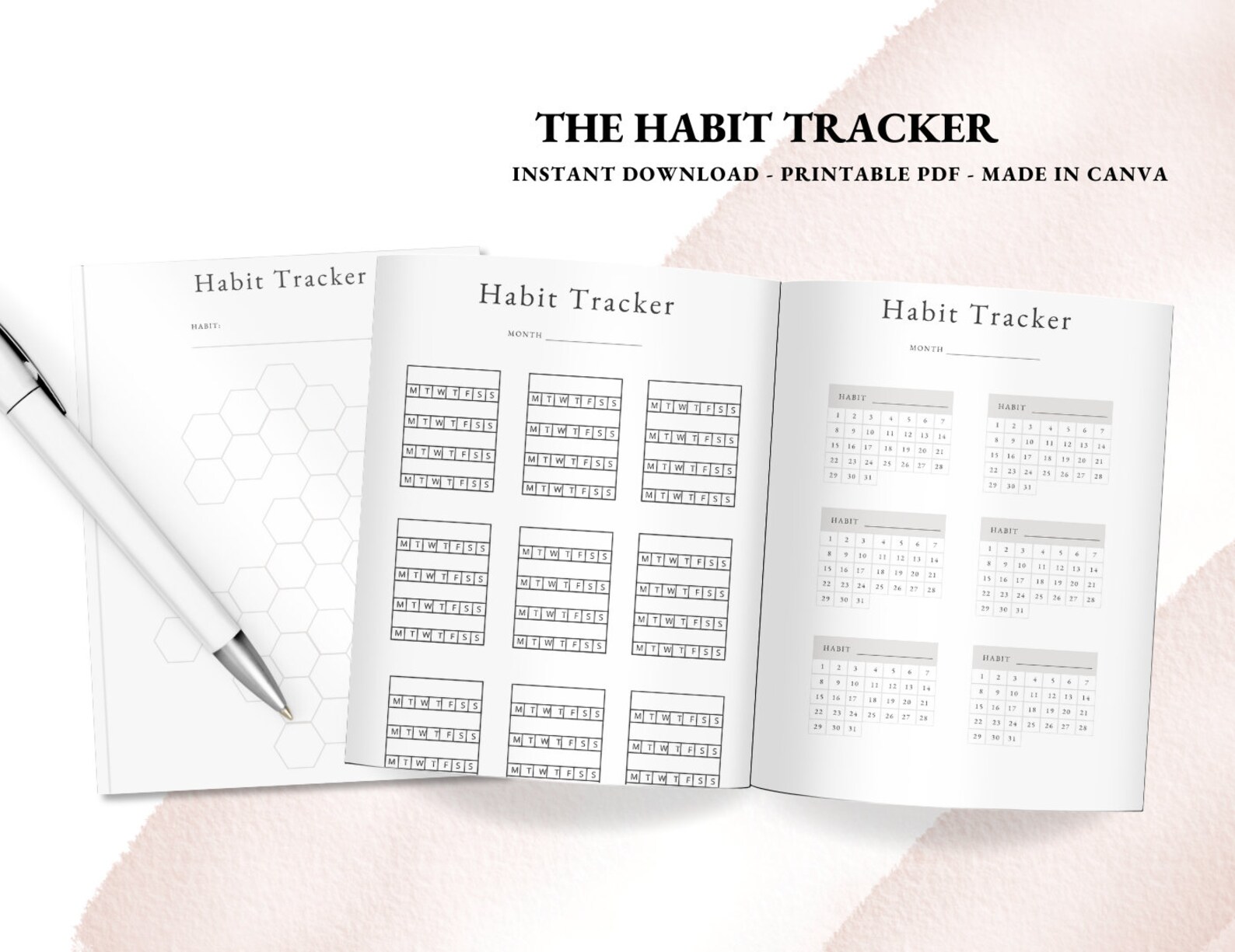 Habit Trackers || Printable Tracker || Personalized Habit || Habit ...
