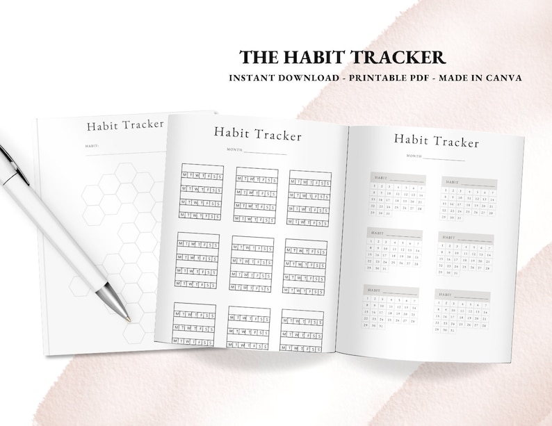 Habit Trackers || Printable Tracker || Personalized Habit || Habit ...