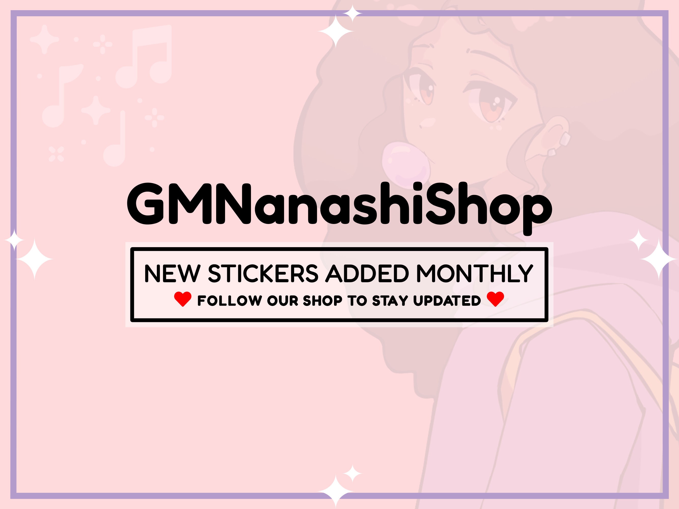 Diecut Sticker Anime Waifu Assassin Girl, Aesthetic Stickers for Laptop ...
