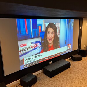 Epic 1 - Custom Sized Home Theater Projection Screen - Etsy