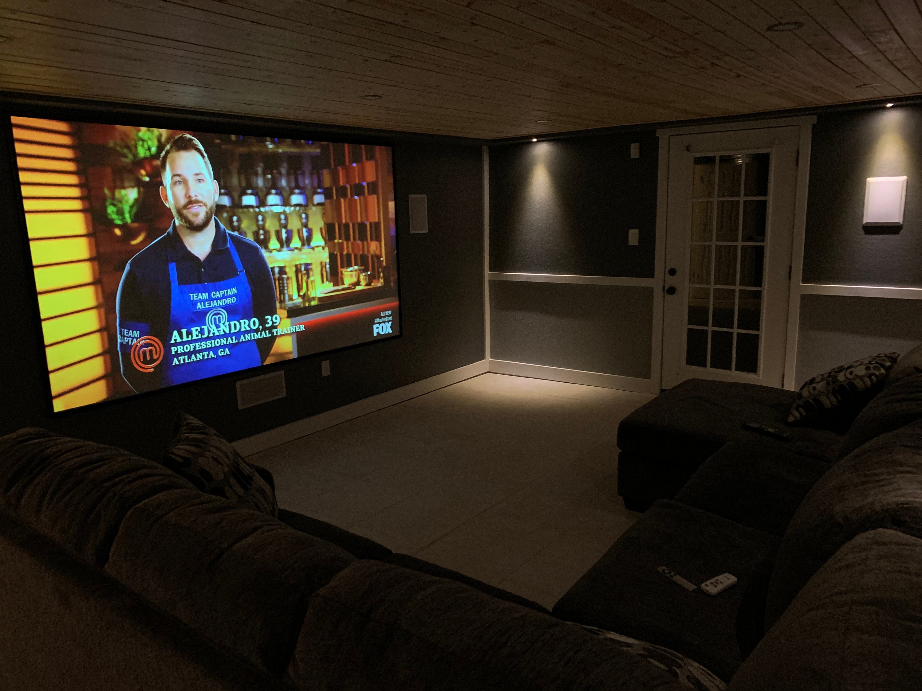 Epic 1 - Custom Sized Home Theater Projection Screen - Etsy