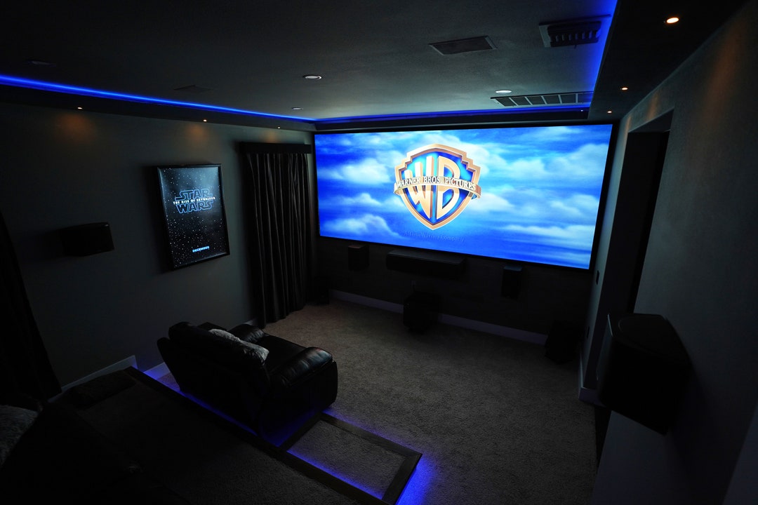 Epic 1 - Custom Sized Home Theater Projection Screen - Etsy