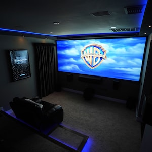 Epic 1 - Custom Sized Home Theater Projection Screen - Etsy