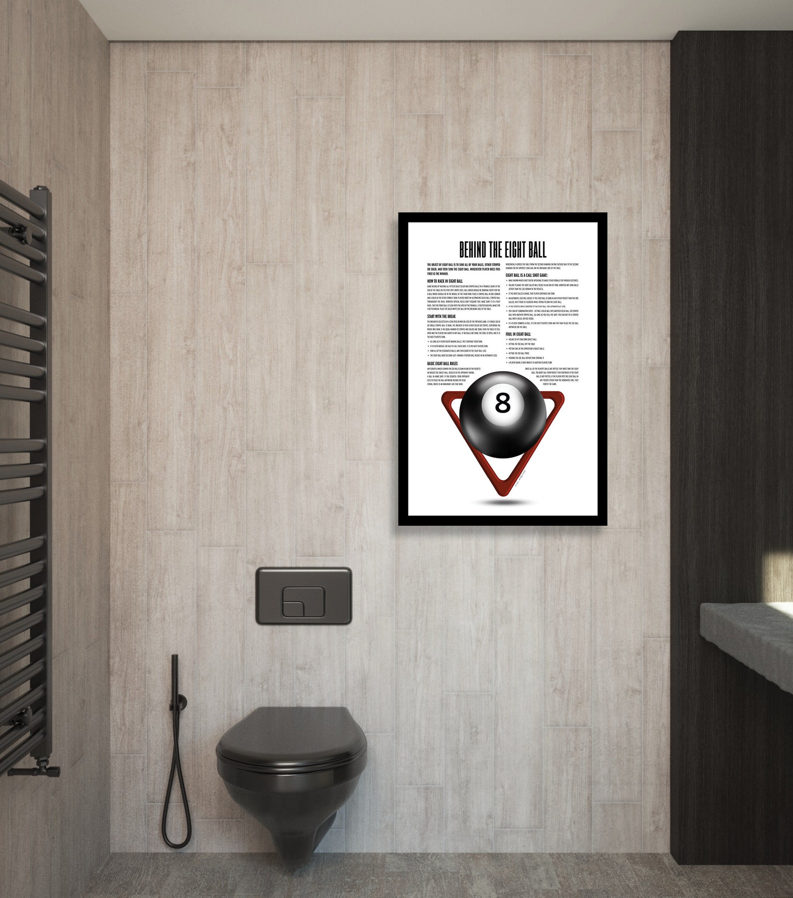 Pool Game Printable| Eight Ball | Rules of Eight Ball | Billiards ...