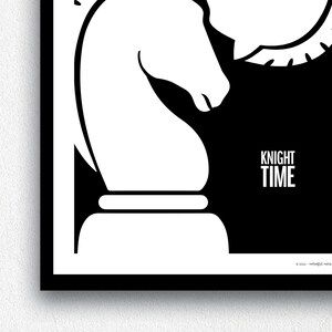 Chess Knight Printable | Knight Chess Game Piece | Minimalistic ...