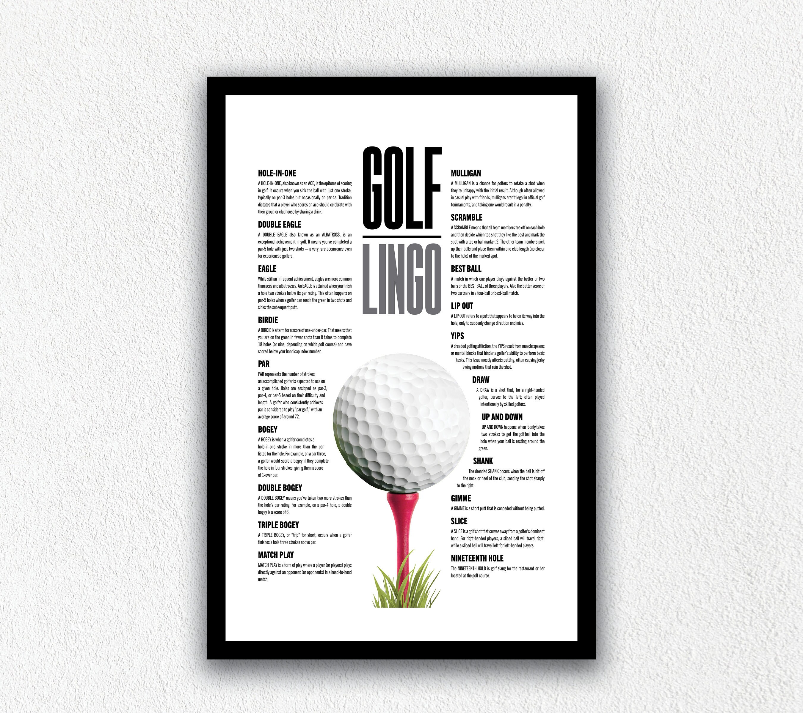 Golf Printable | Golf Digital Download | Game of Golf | Downloadable ...
