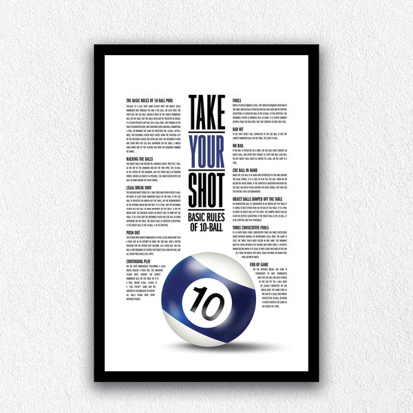 Ten Ball Pool - Etsy