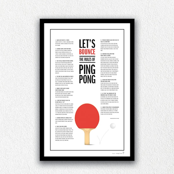 Ping Pong Table - Etsy