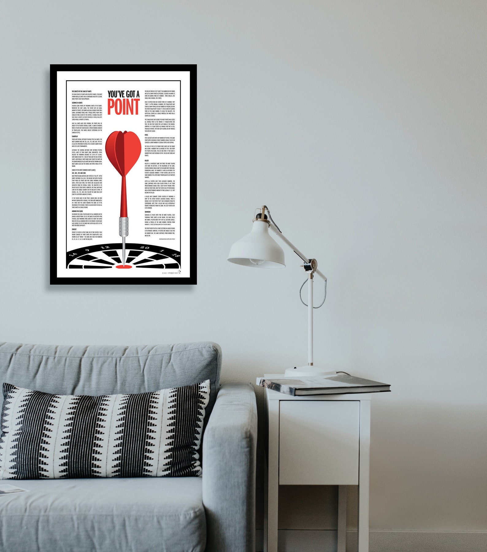 Darts Game Printable| Darts | Rules of Darts | Game | Digital ...