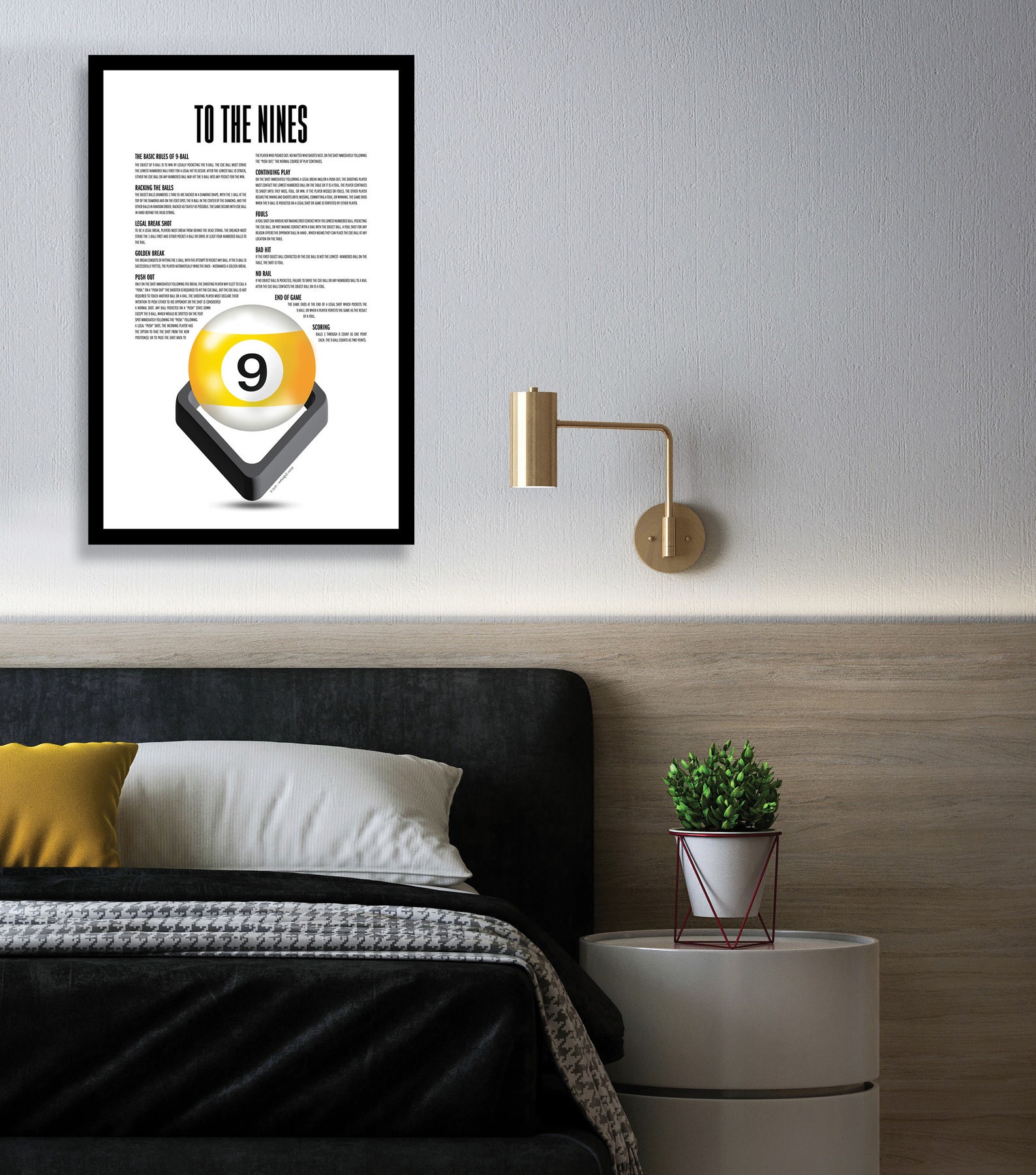 Pool Game Printable| Nine Ball | Rules of Nine Ball | Billiards ...