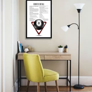 Pool Game Printable| Eight Ball | Rules of Eight Ball | Billiards ...
