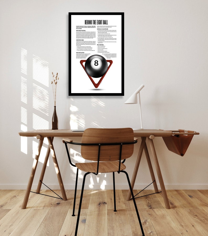 Pool Game Printable| Eight Ball | Rules of Eight Ball | Billiards ...