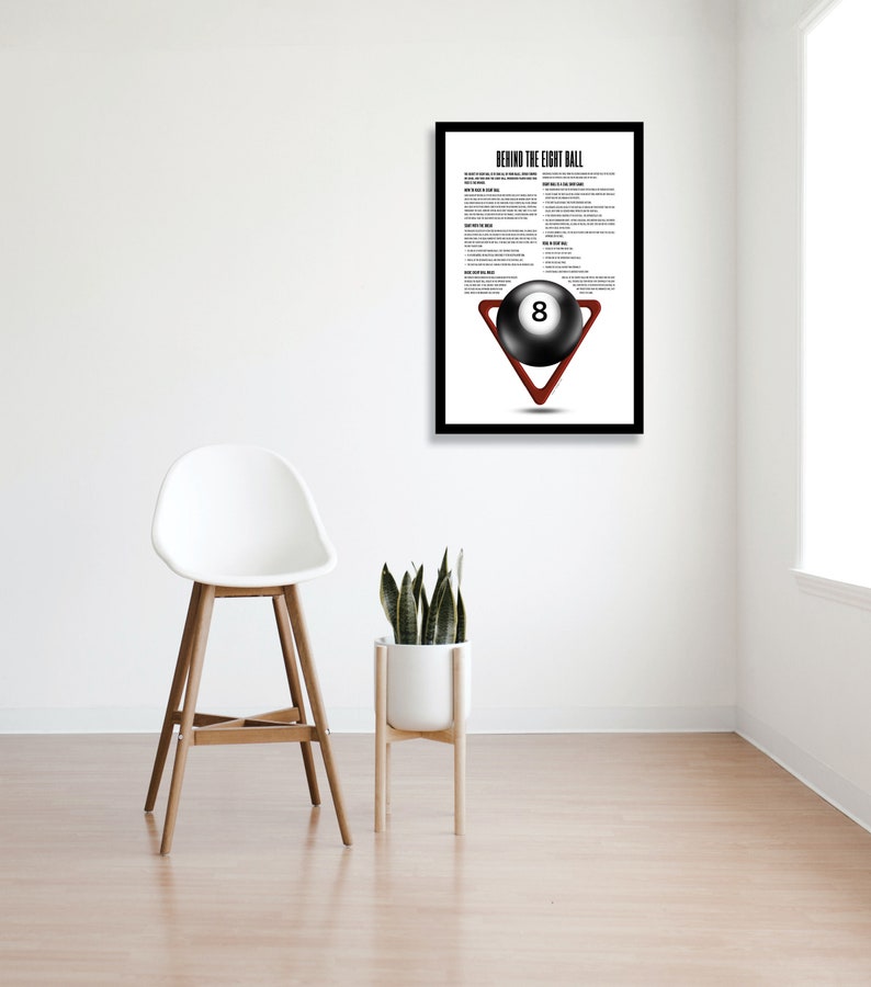 Pool Game Printable| Eight Ball | Rules of Eight Ball | Billiards ...