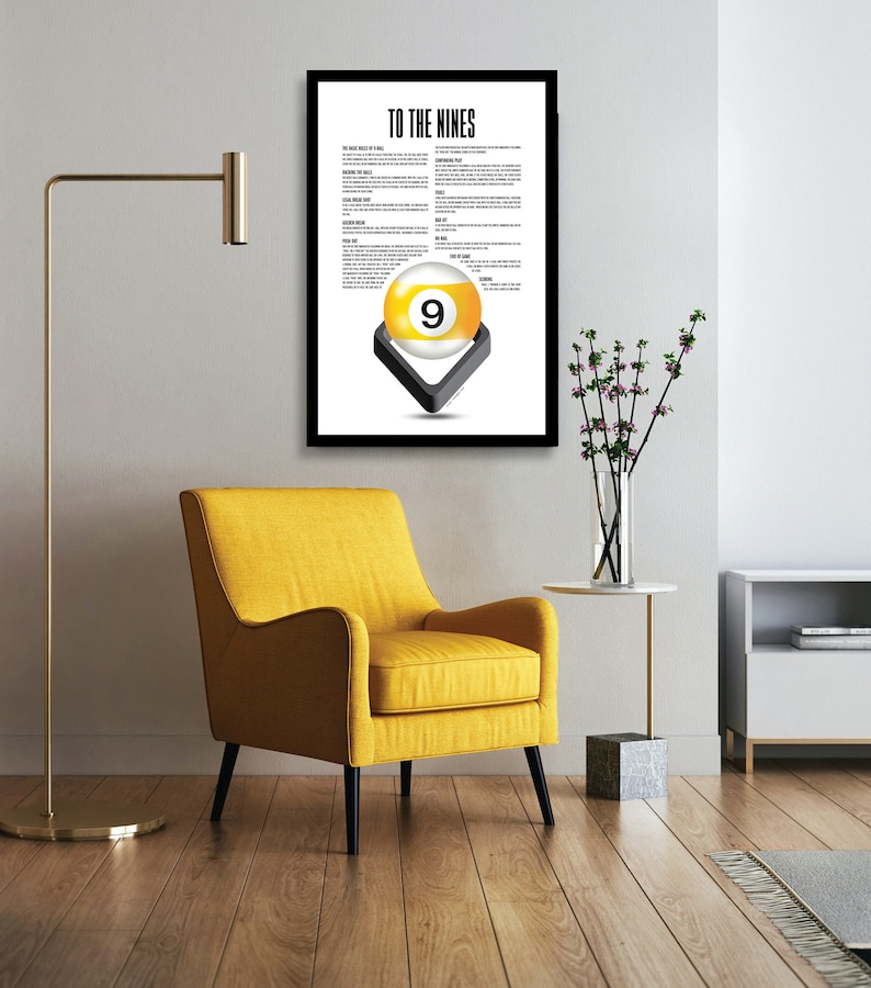 Pool Game Printable| Nine Ball | Rules of Nine Ball | Billiards ...