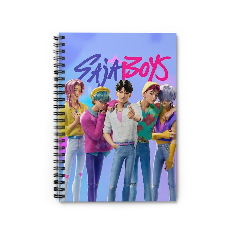 Saja Boys K-pop Demon Hunters Spiral Notebook, Cute Stationery, Gift ...