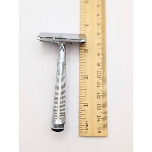 Vintage GEM Safety Razor Flip Open Made in USA Silver Tone Shaving Gift ...