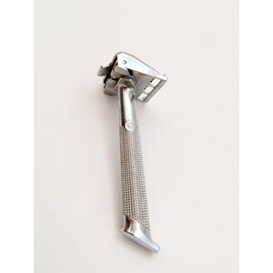Vintage GEM Safety Razor Flip Open Made in USA Silver Tone Shaving Gift ...