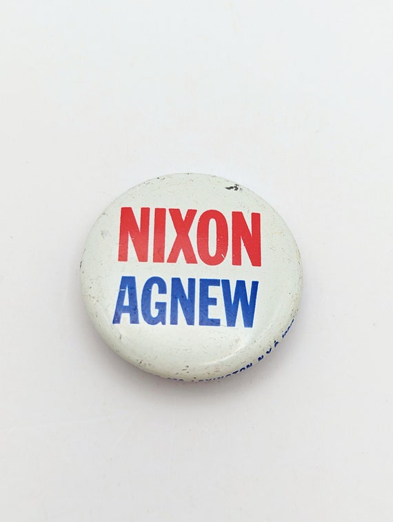 Vintage 1968 Official Nixon Agnew Presidential Electi… - Gem