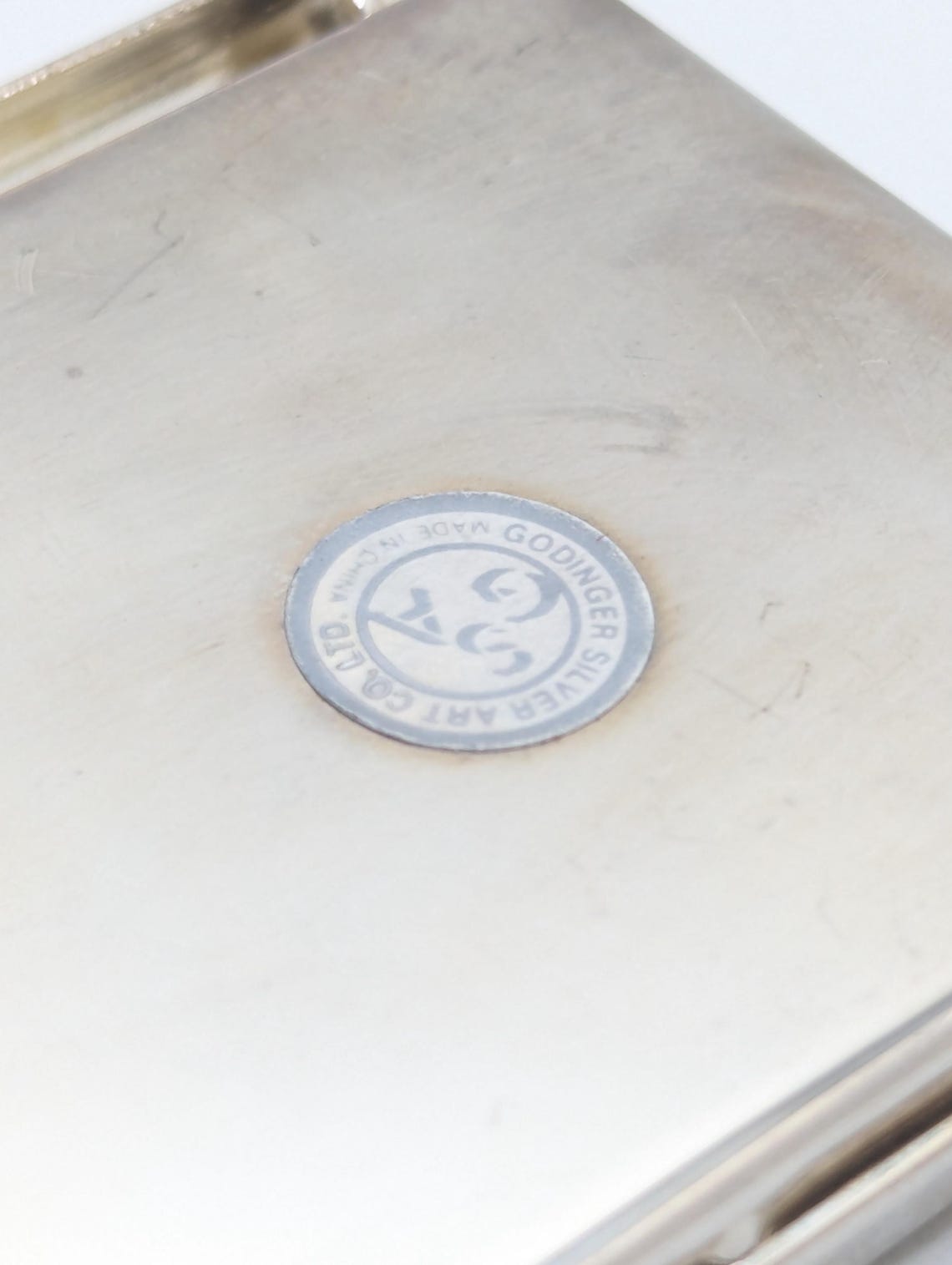 Vintage Godinger Silver Plated C Monogram Small Photo Album Case Book ...