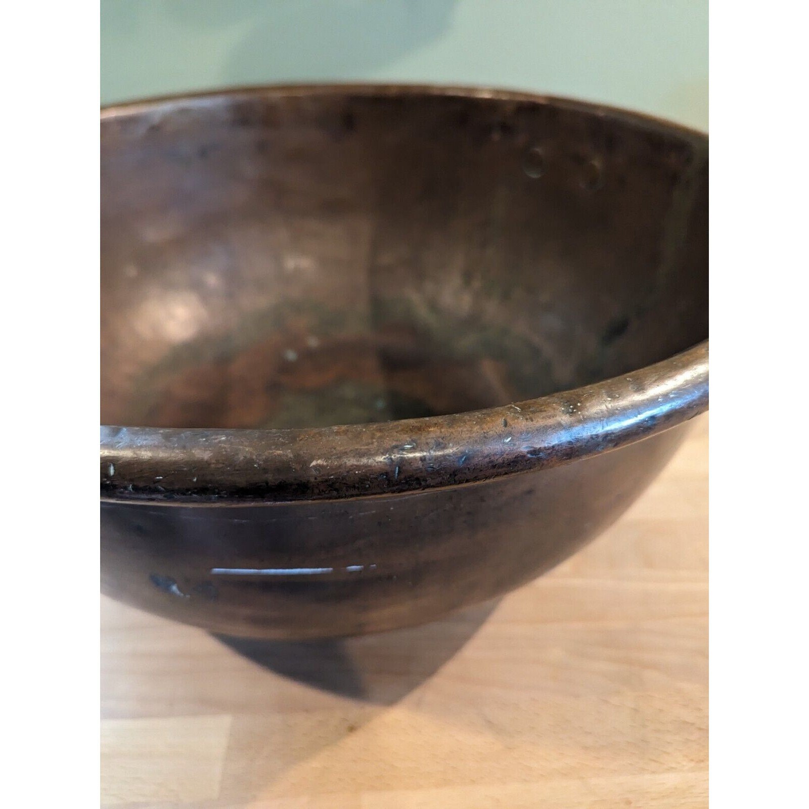 1800s Antique Handmade 19 in Copper Pot Candy Kettle Confectioners Iron ...