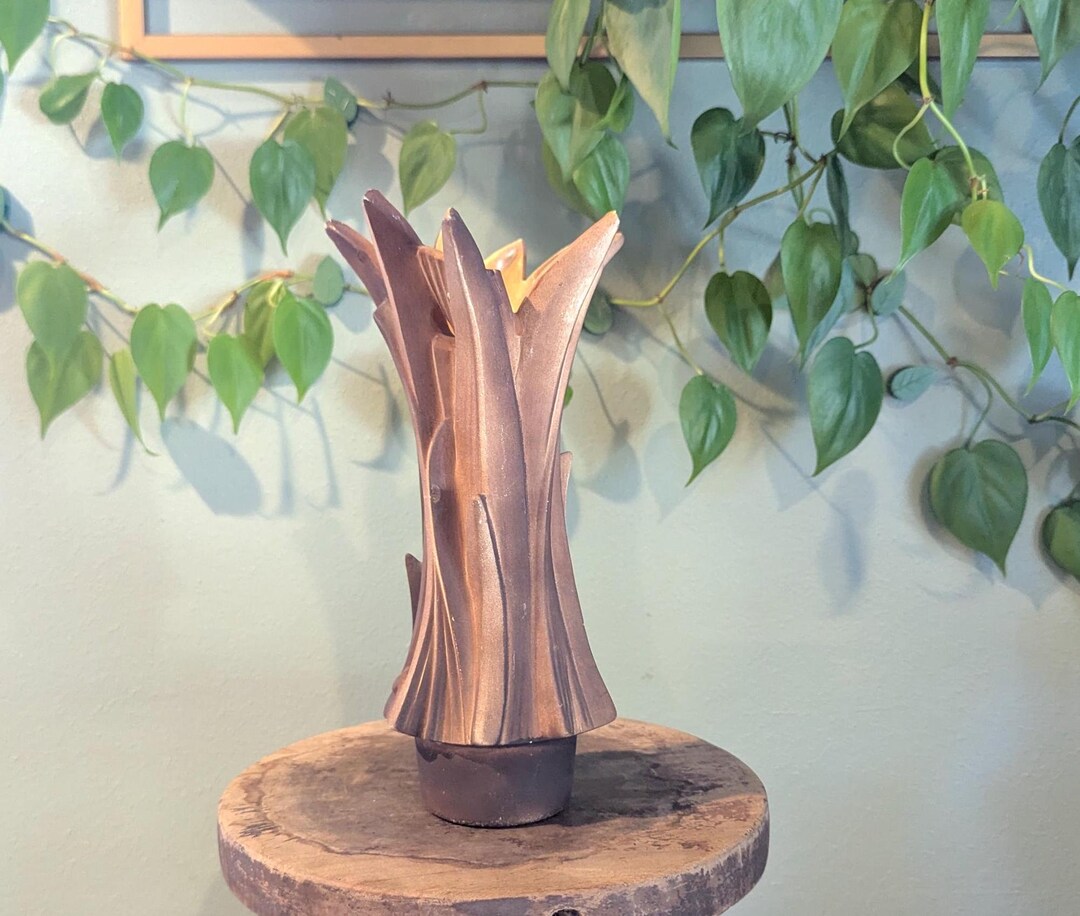 Vintage Rare Miramar Atomic Vase Reed Grass Grasses Planter Flower Bud ...