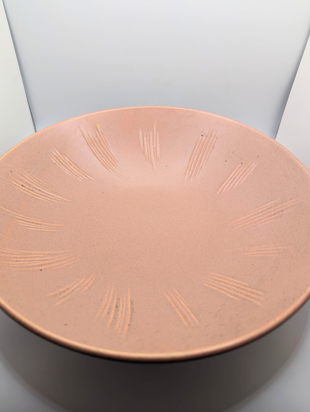 Large Vintage Inarco Japan Mauve Pink Pastel Ceramic Bowl Speckled ...