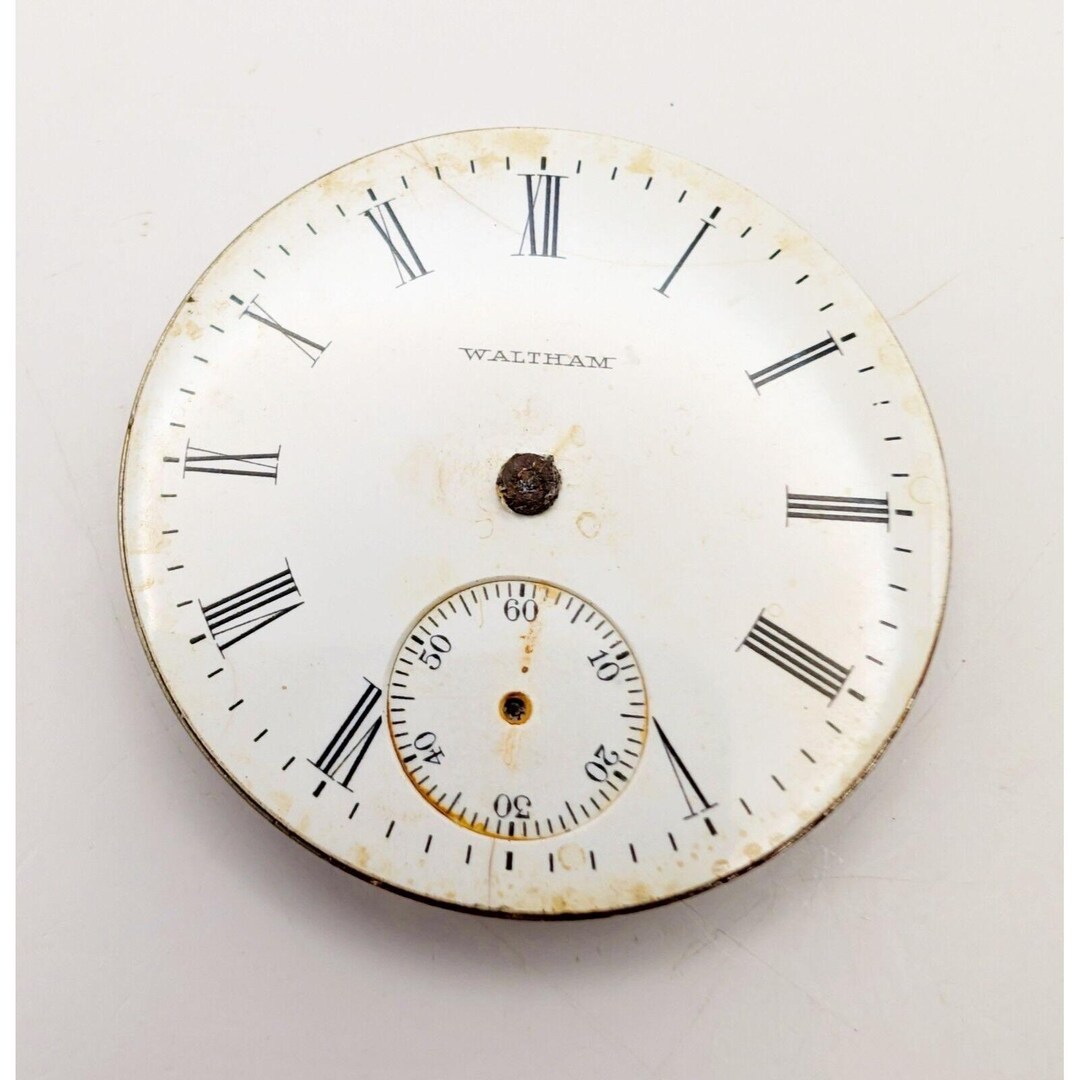 Antique Ca. 1904 Waltham Pocket Watch PARTS/REPAIR Grade 610 Model 1899 ...