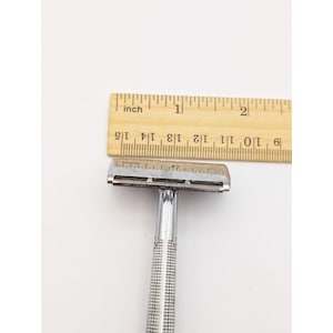 Vintage GEM Safety Razor Flip Open Made in USA Silver Tone Shaving Gift ...