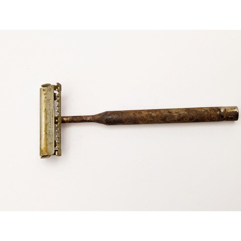 Antique 1920's Era Wm Enders Single Edge Safety Razor Bathroom Decor ...