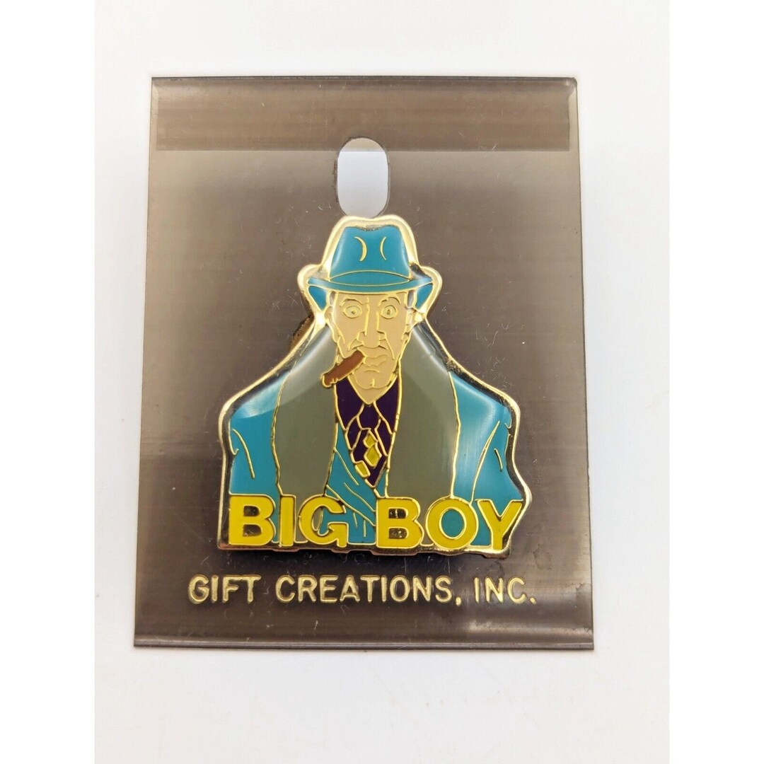 NOS Vintage 1990 Disney Big Boy Caprice Metal Enamel Lapel Pin Dick ...