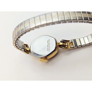 Vintage Timex Ladies Gold Tone Manual Analog Runs Silver Tone MCM Keeps ...