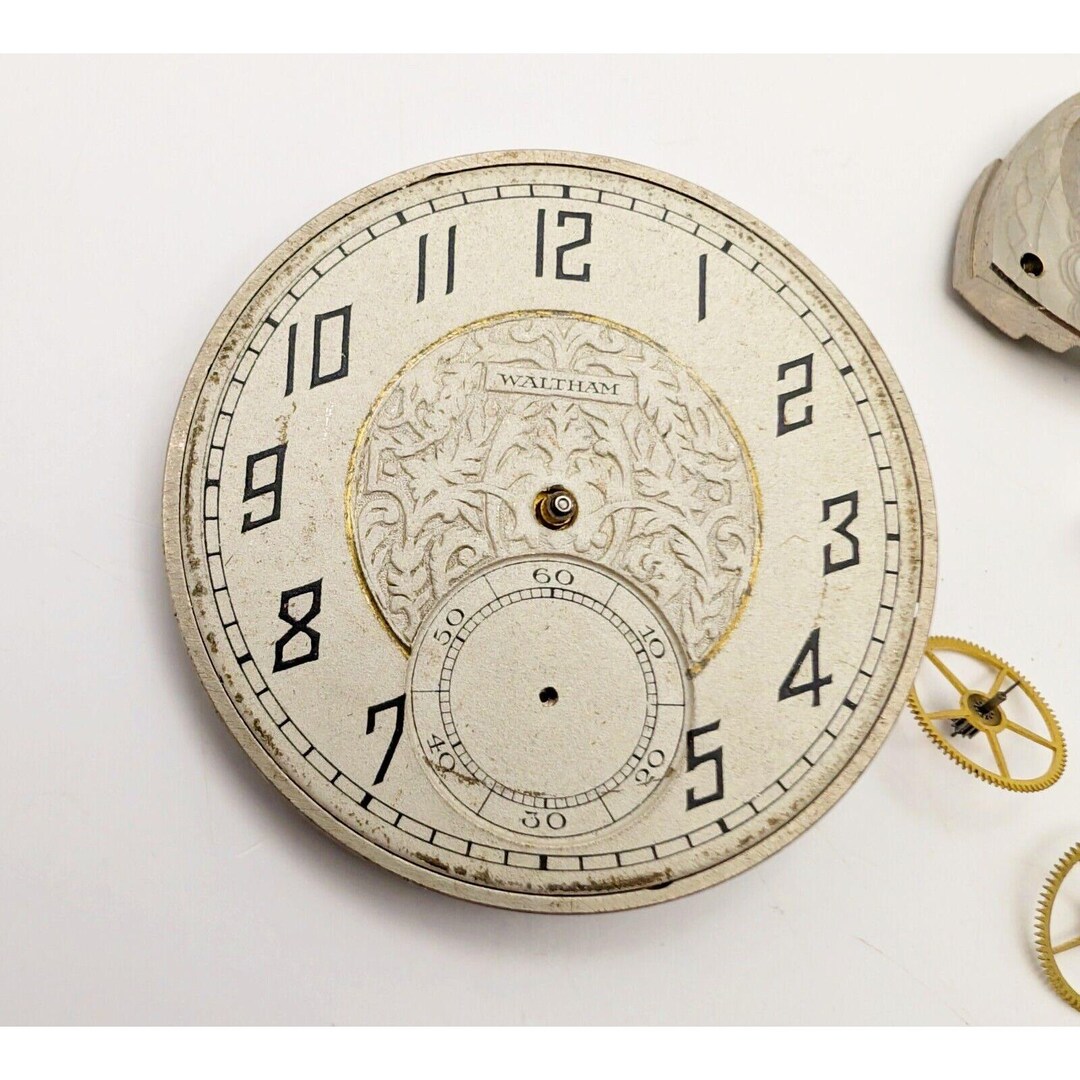 Vintage Ca. 1926 Waltham Pocket Watch PARTS/REPAIR Grade 210 Model 1894 ...