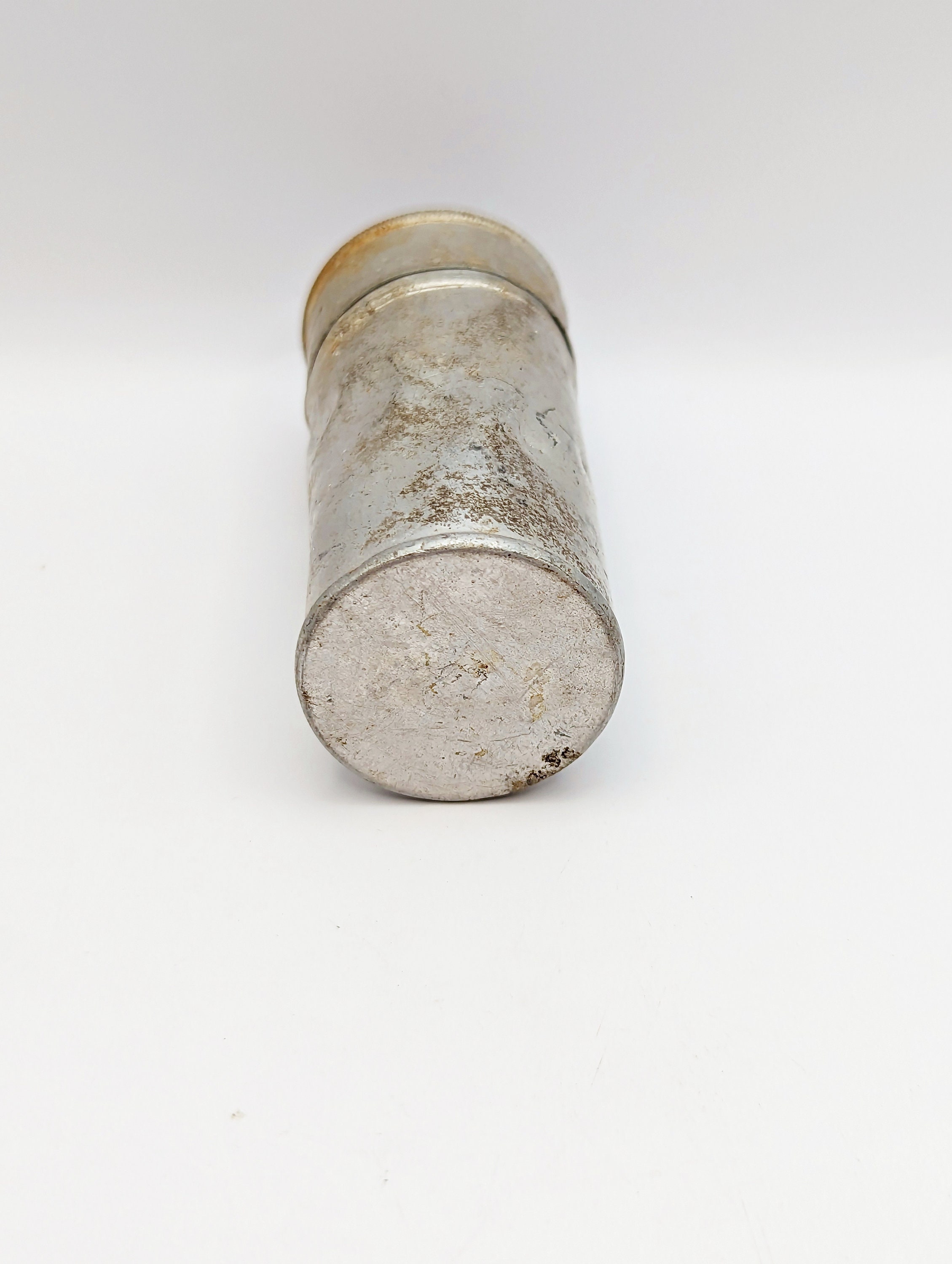 Vintage Colgate & Co. Shaving Stick Tin Silver Tone Brush Bathroom ...