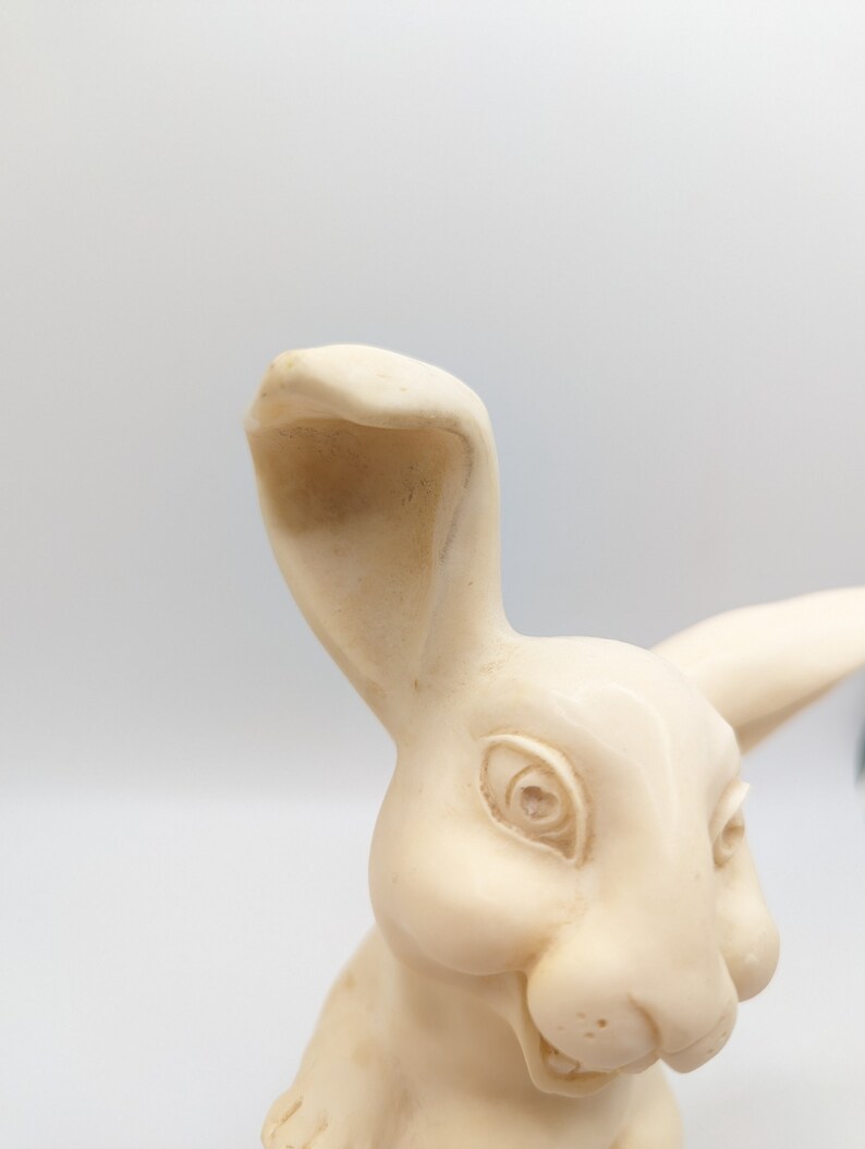 Rare Vintage A Santini Bunny Rabbit Italy Carved Signed - Etsy