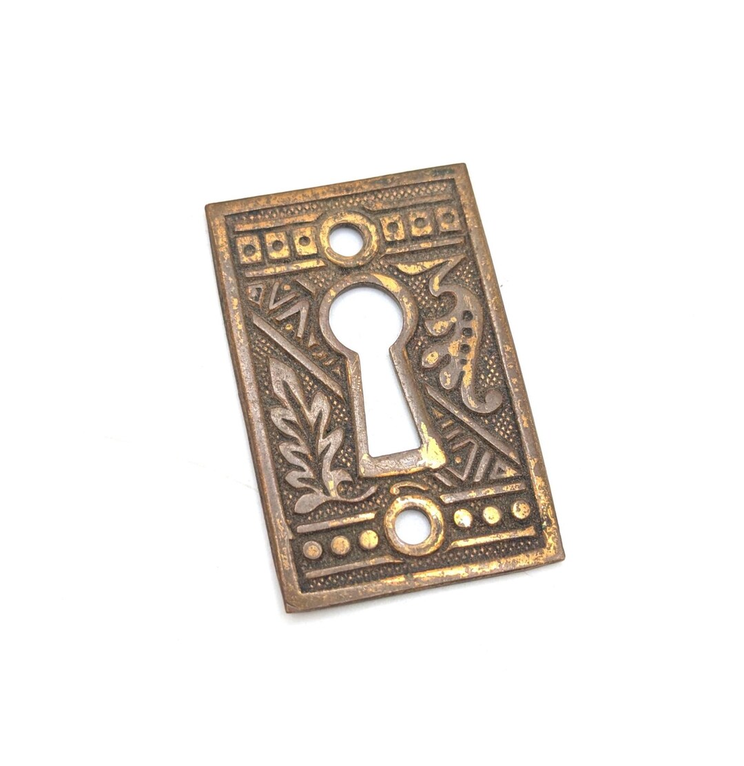 Rare Vintage Eastlake Corbin Ceylon Pattern Keyhole Key Hole Cover ...