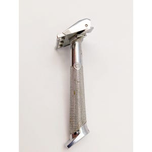 Vintage GEM Safety Razor Flip Open Made in USA Silver Tone Shaving Gift ...