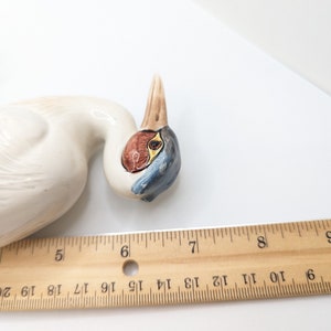 Rare Vintage Fitz and Floyd Porcelain Trinket Holder Egret Bird ...