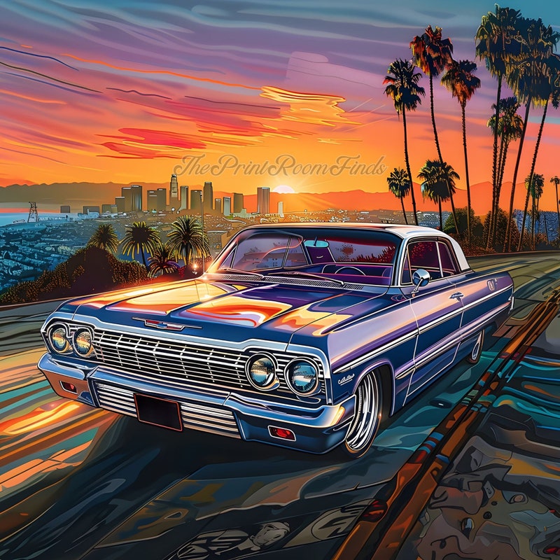 Lowrider Artwork - Etsy