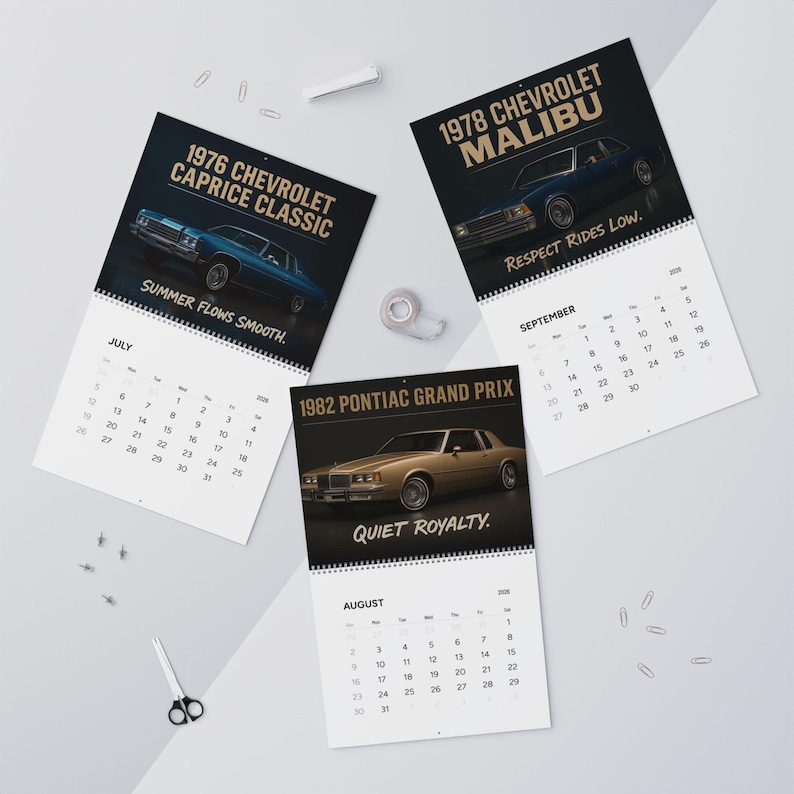 Lowrider 2026 Wall Calendar | Chicano Art | Gifts for Mechanics - Etsy