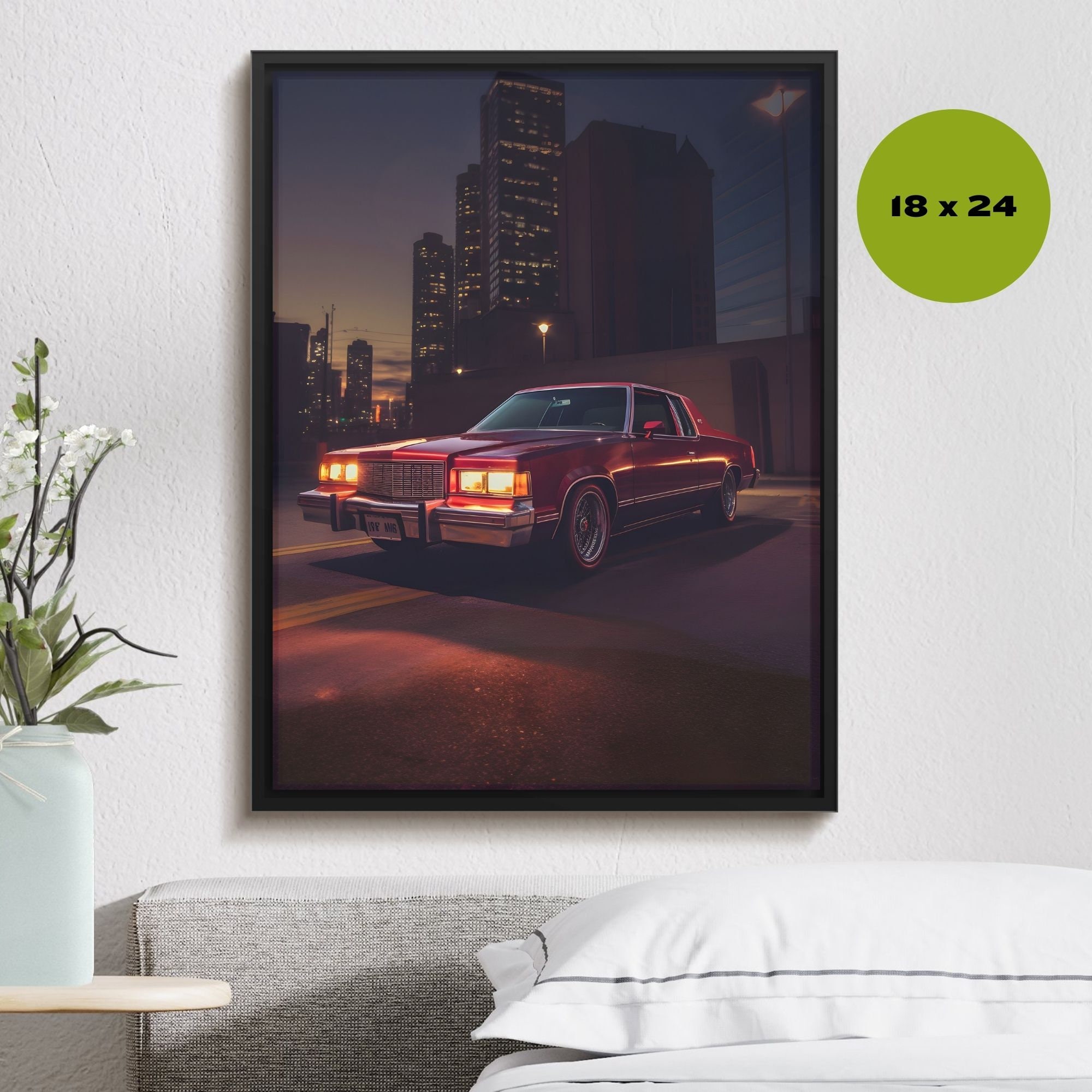 Monte Carlo | Lowrider | Vintage Car Posters | Car Guy Gift | Car ...