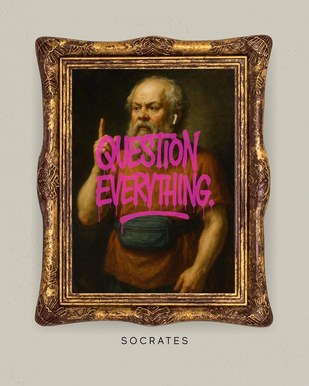 Modern Greek Philosopher Art Bundle – Baroque-style Portraits With ...