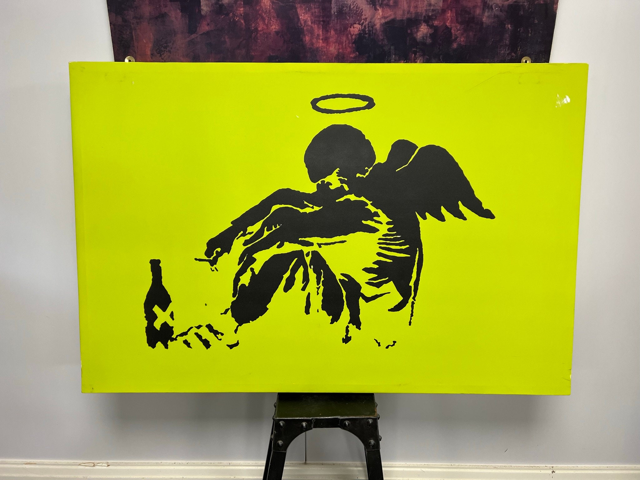 Banksy Fallen Angel Stencil