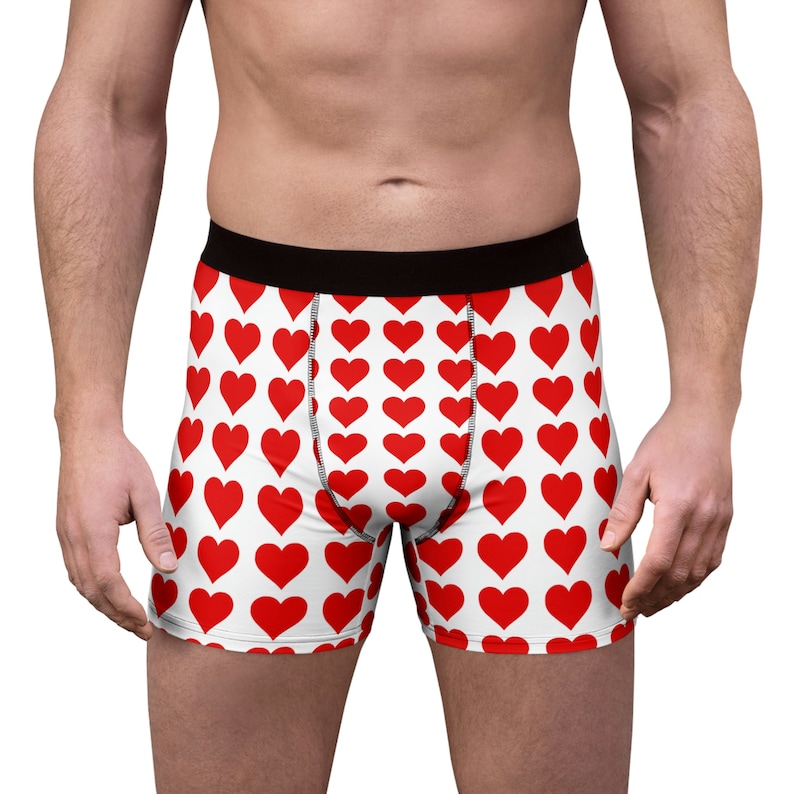 Men's Boxer Briefs Full of Hearts - Etsy