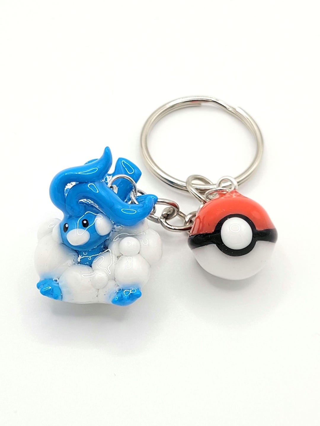 Keychain Pokémon Figure Altaria, Kawaii Style - Etsy