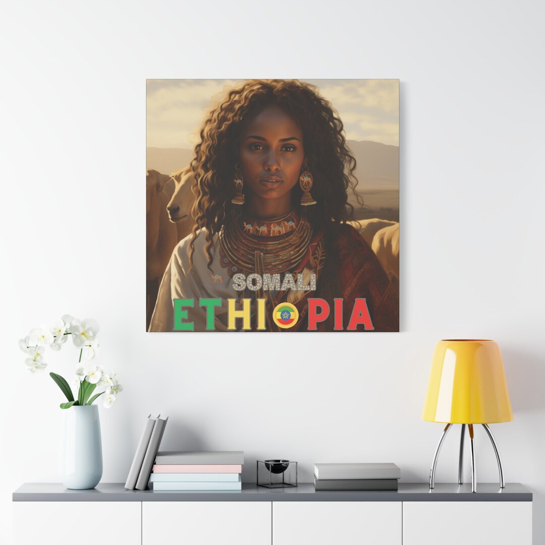 Ethiopian Somali Beautiful Wall Art Matte Canvas, Stretched, 1.25 ...