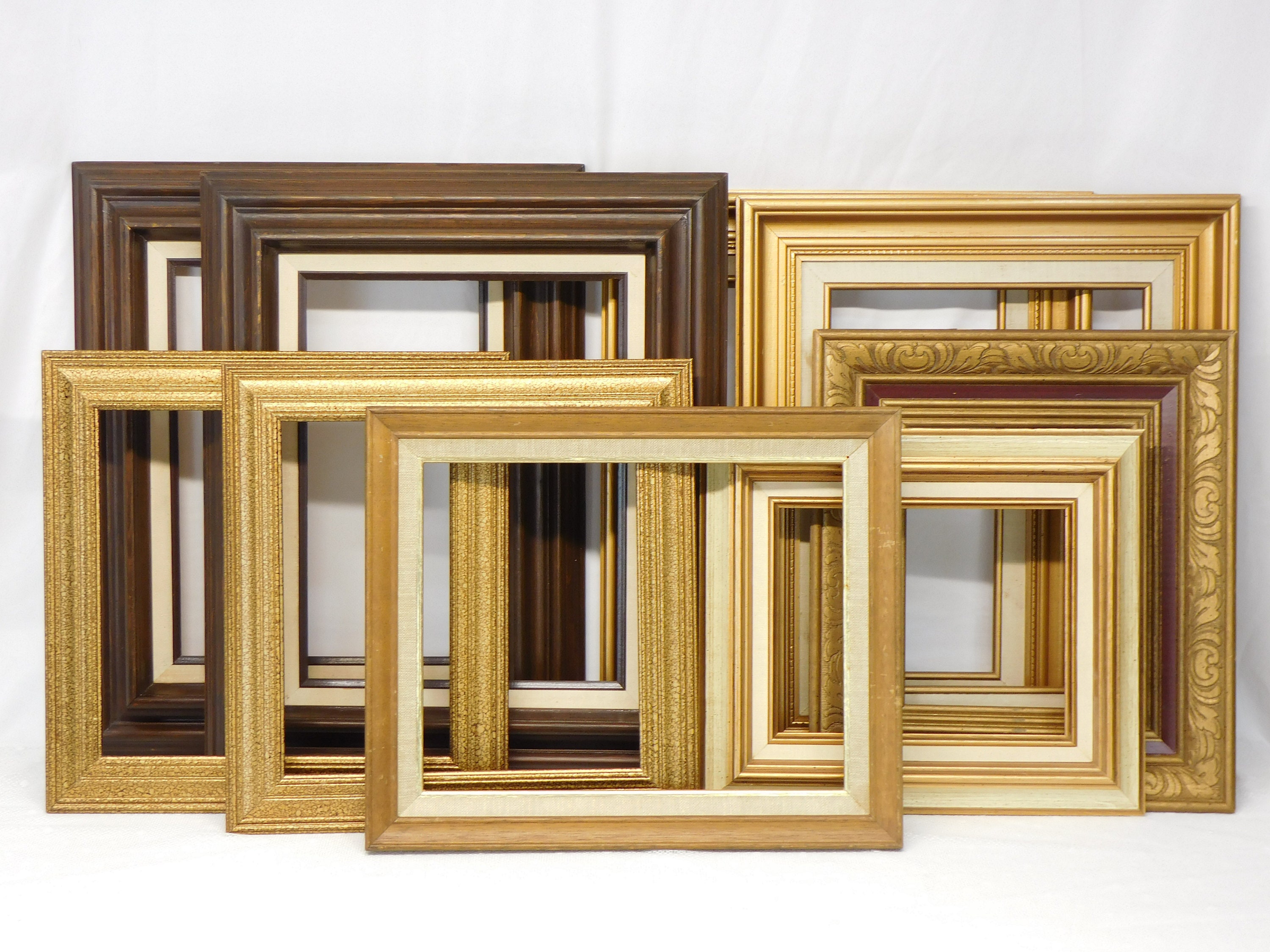 Vintage Wood Frame Large Solid Wood Artist Frame Art Frame Canvas Frame ...