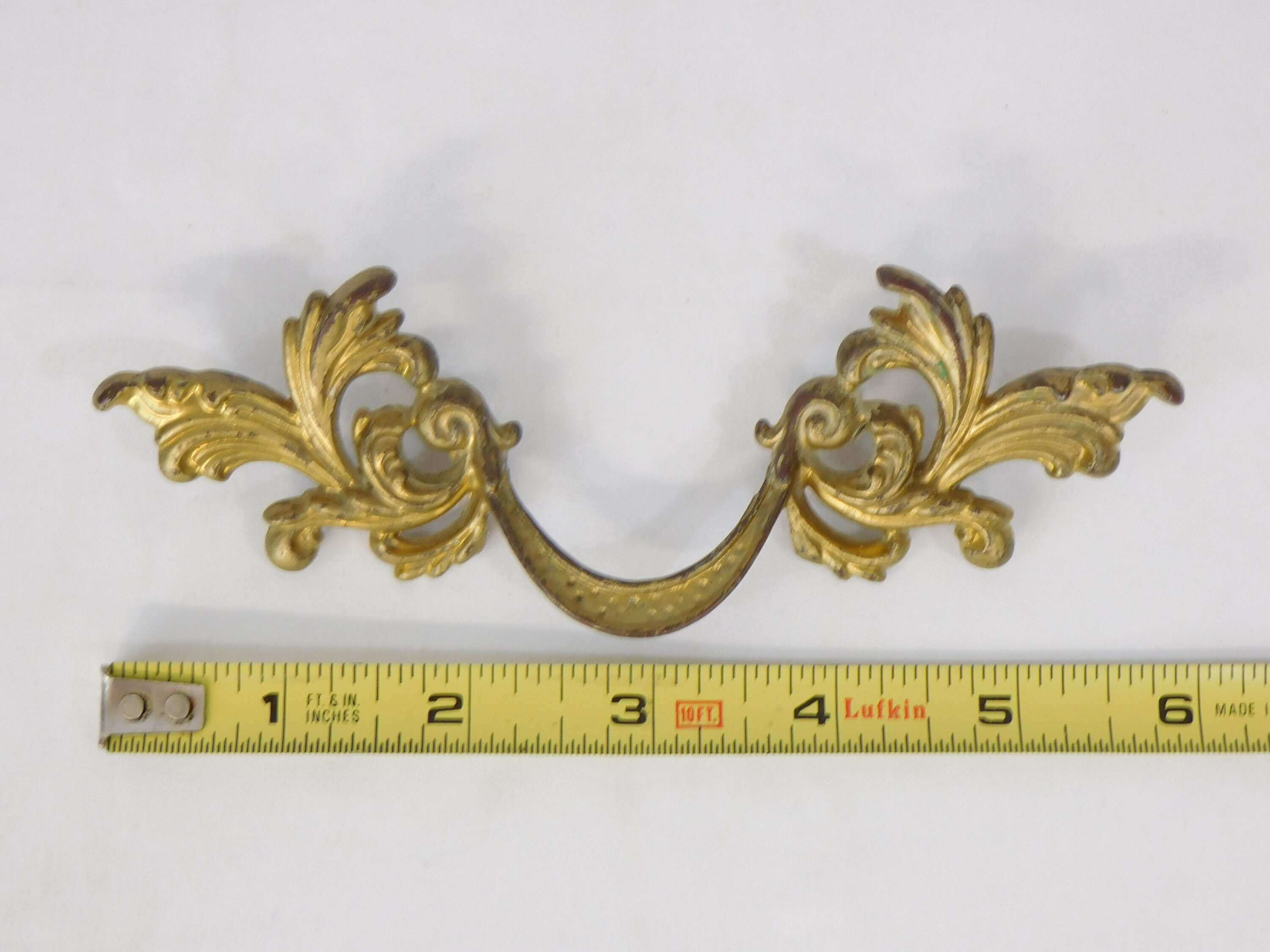 French Provencal Drop Handle Leaf Drawer Pull, Single Drawer Pull - Etsy